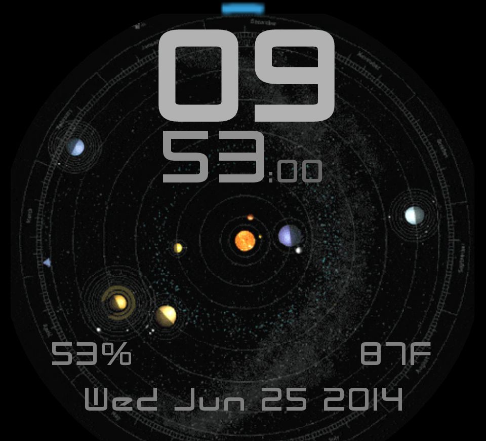 [WatchFace] Solar System | Scrolller