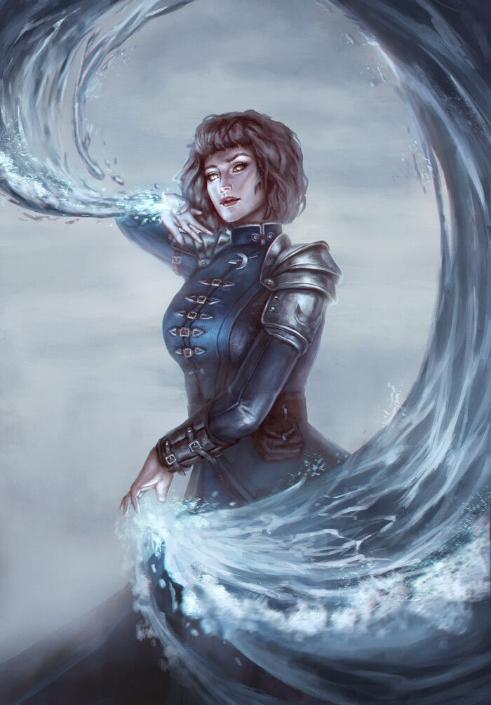 Water Mage by Céline Vu | Scrolller