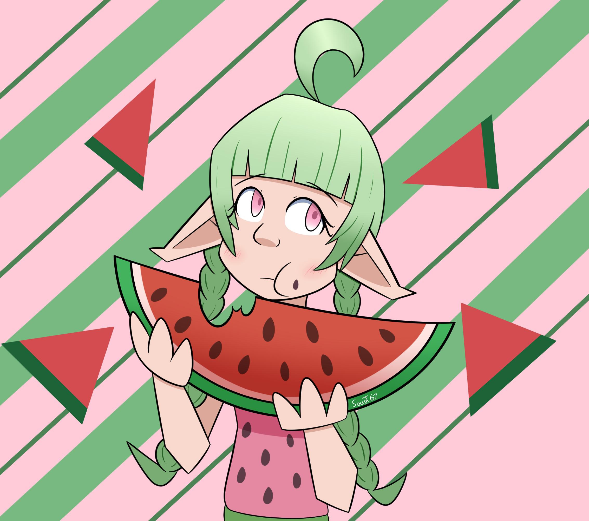 Watermelon Dragon | Scrolller