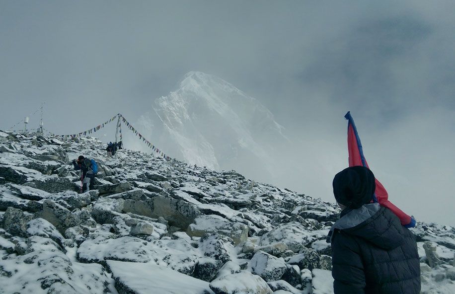 Way to Kalapatthar, majestic Mt. Pumori on the backdrop. | Scrolller