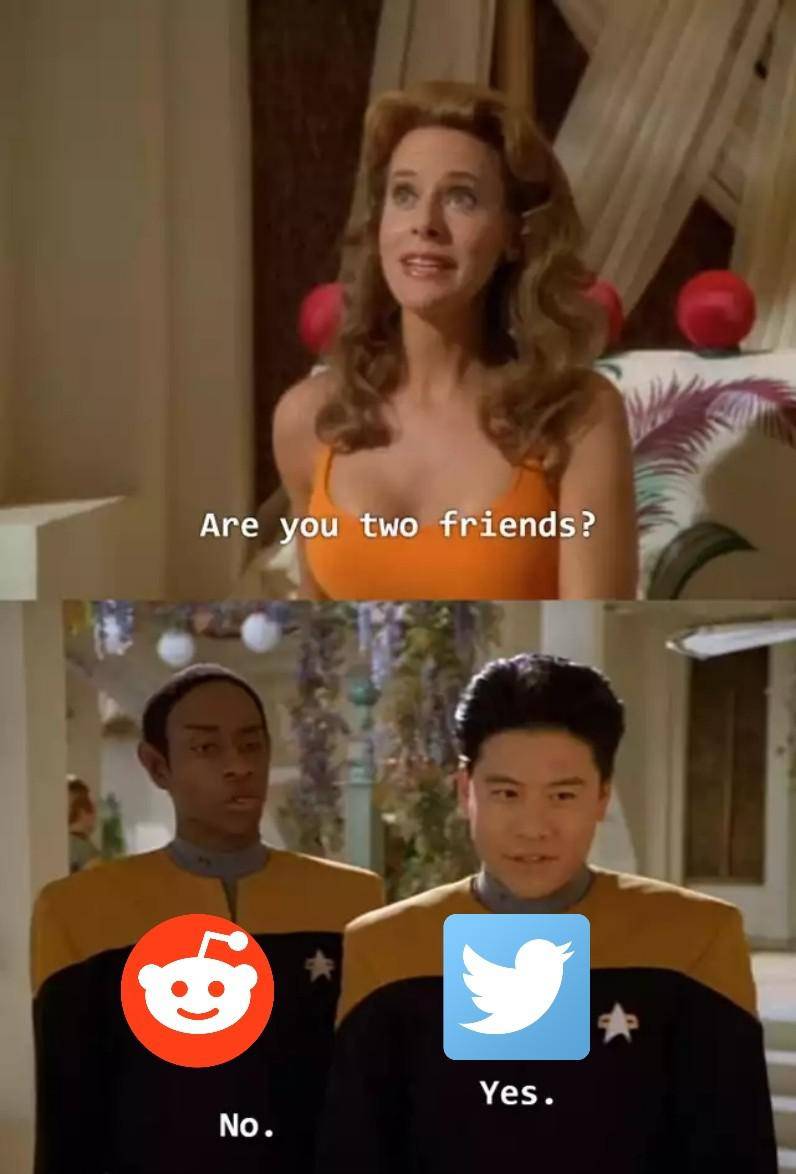 We are NOT friends. | Scrolller