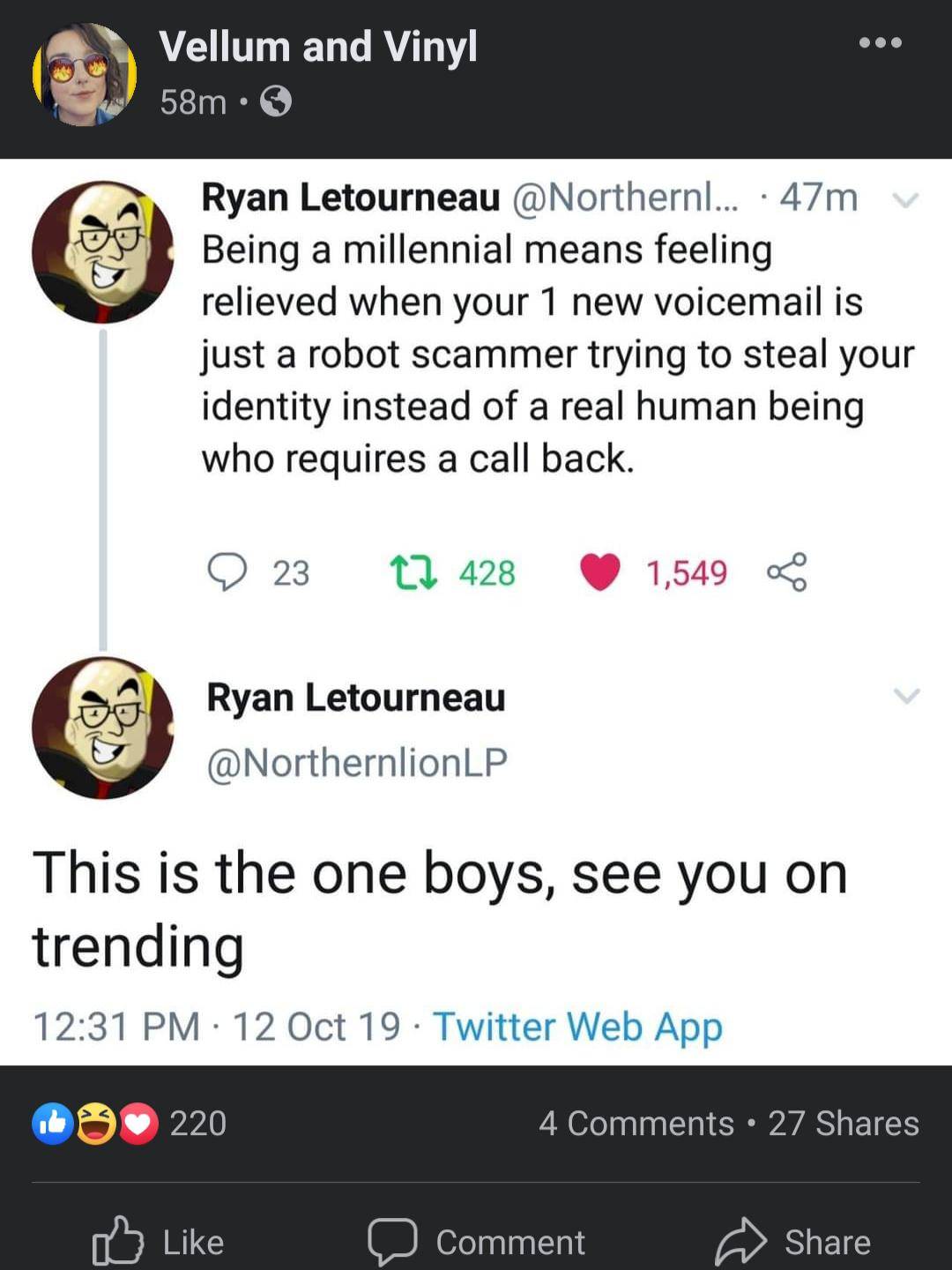 We did it! NL is officially a meme on Facebook! | Scrolller