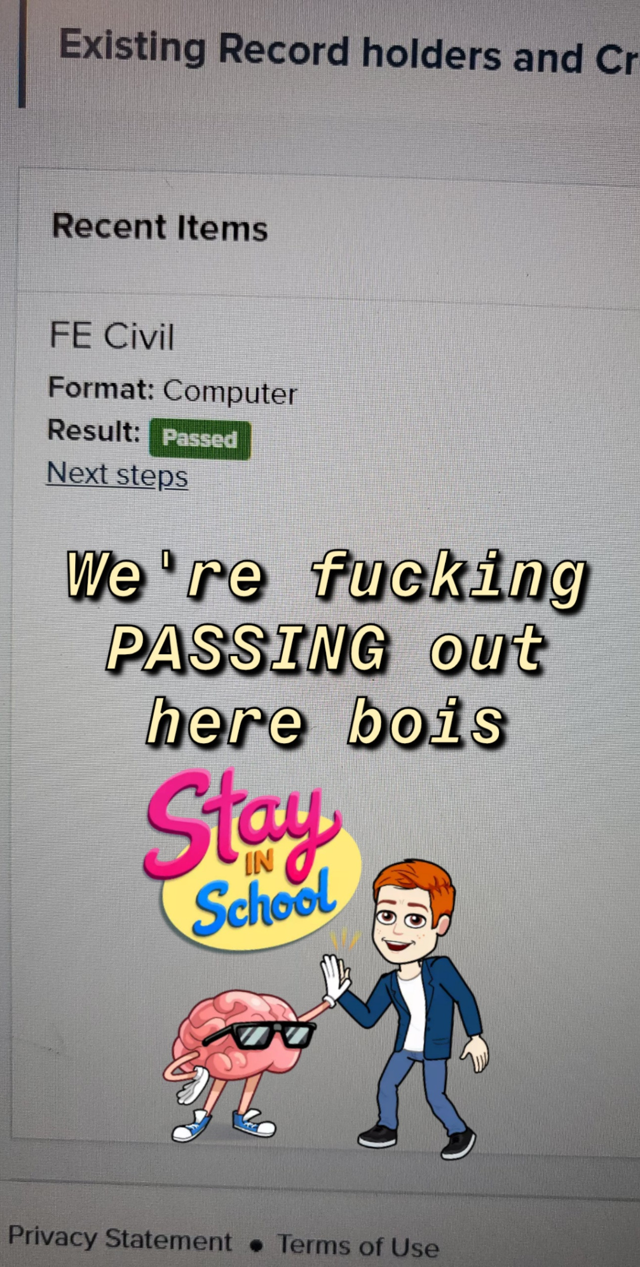 We Did It Reddit. (Civil FE Passed First Try!!) | Scrolller