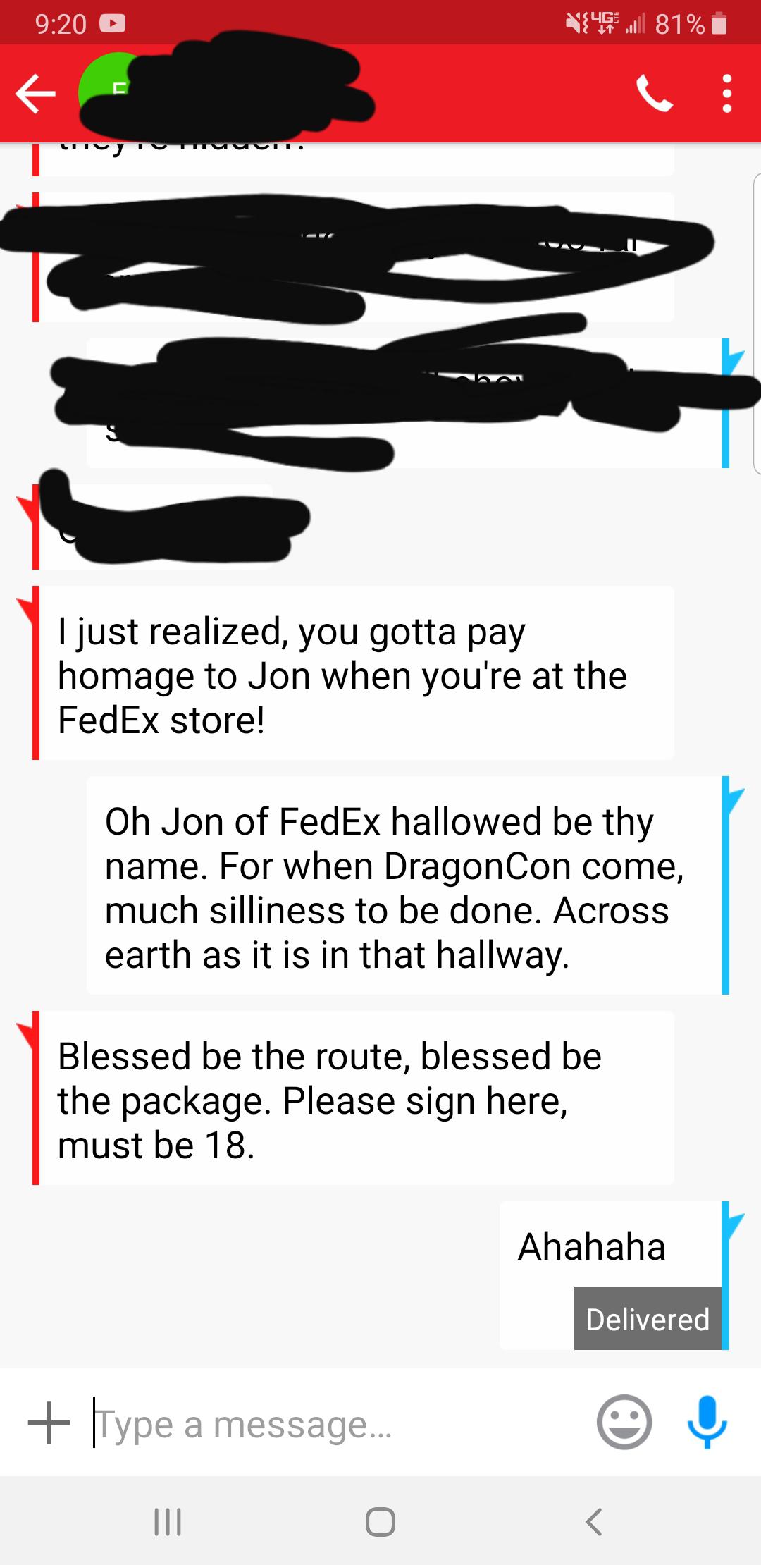 We miss you FedEx Jon! | Scrolller