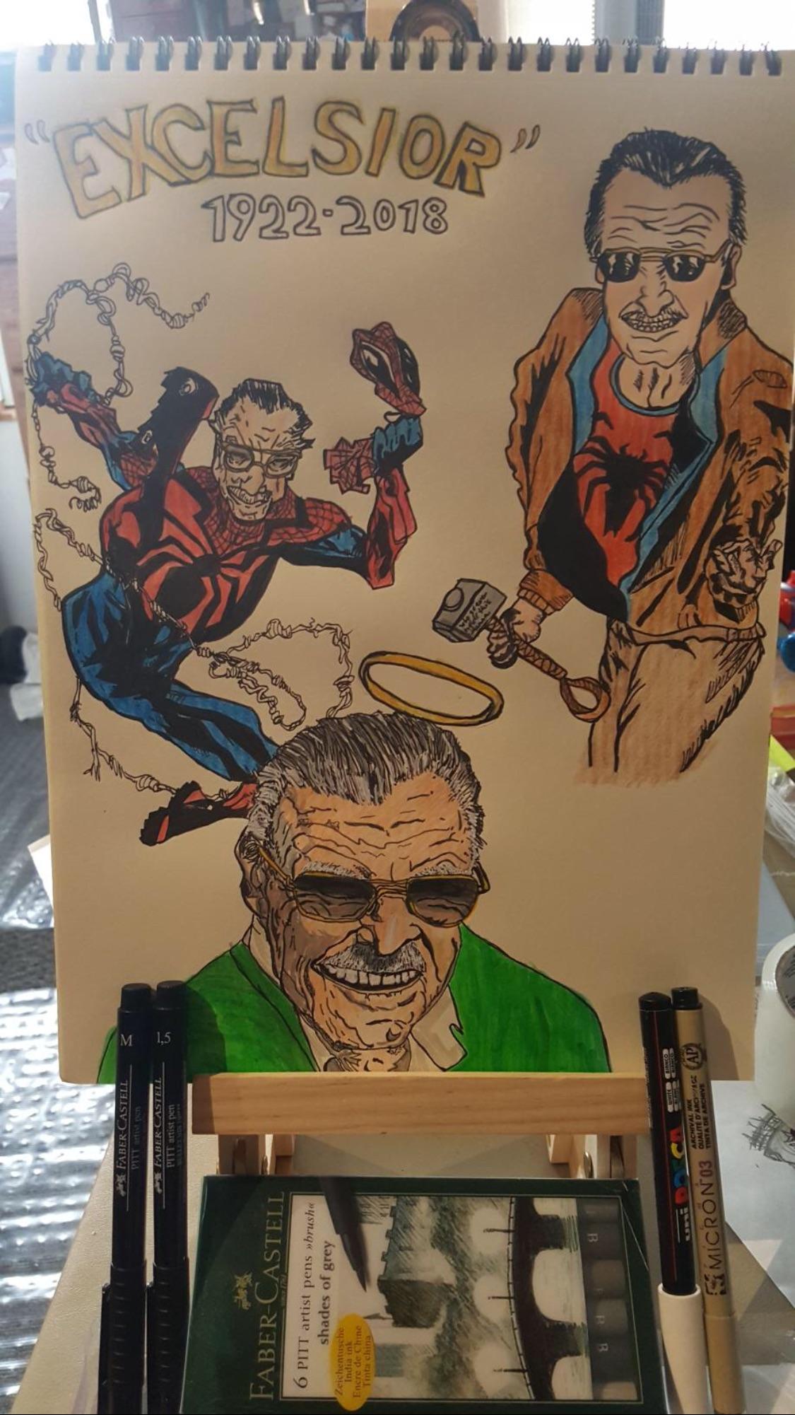 We miss you Stan - tribute drawing | Scrolller