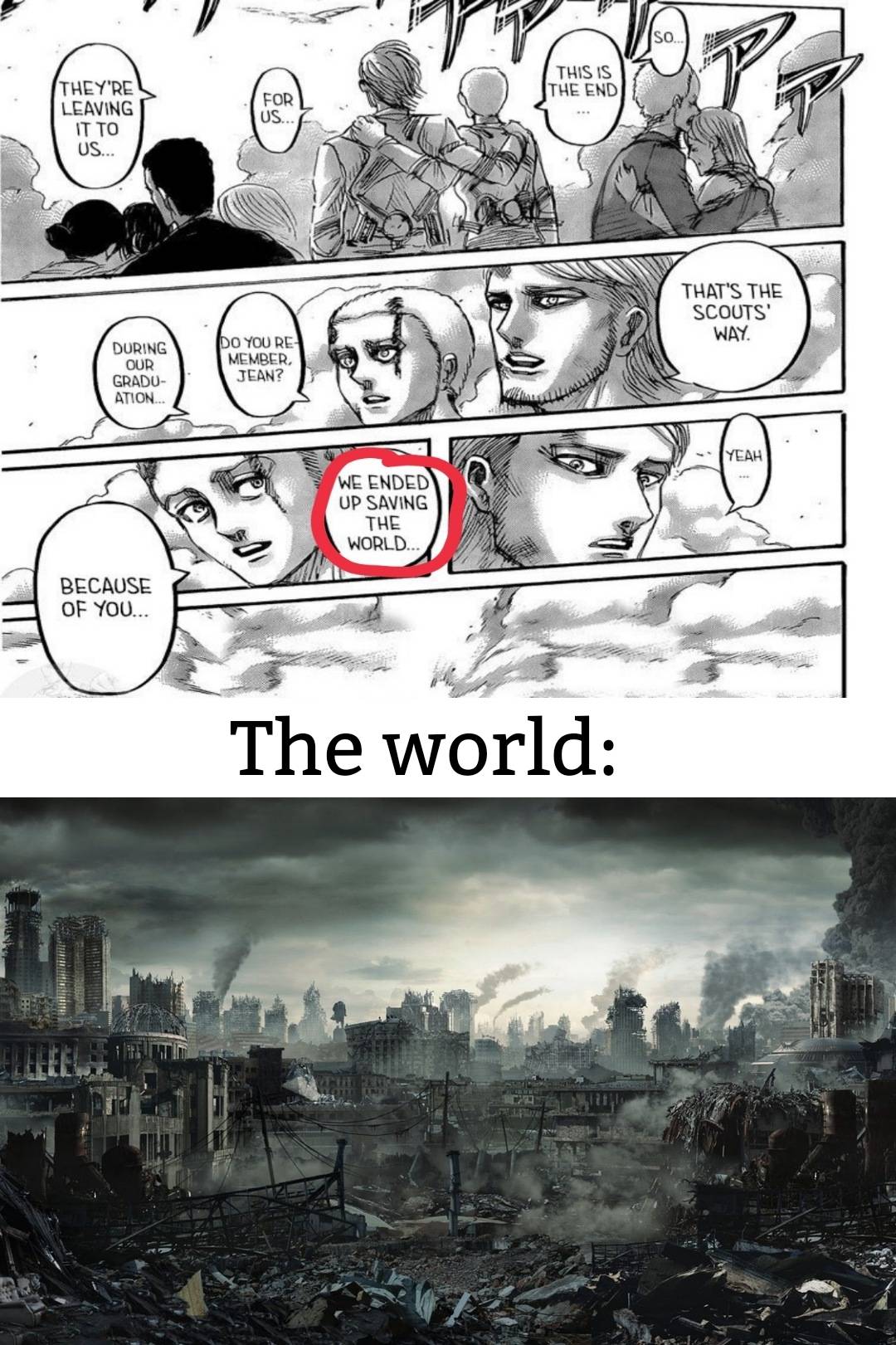 "We saved the world" | Scrolller