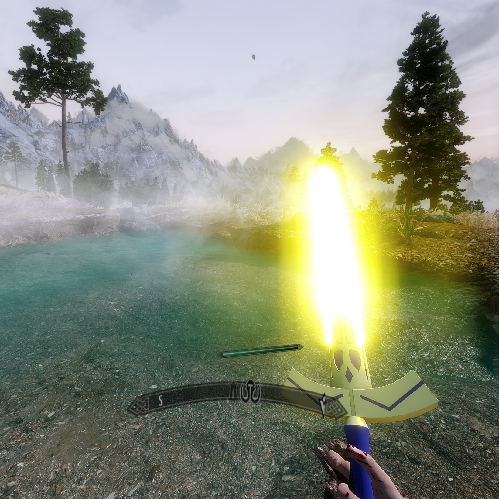Weapon Mod super bright with Scenery ENB | Scrolller