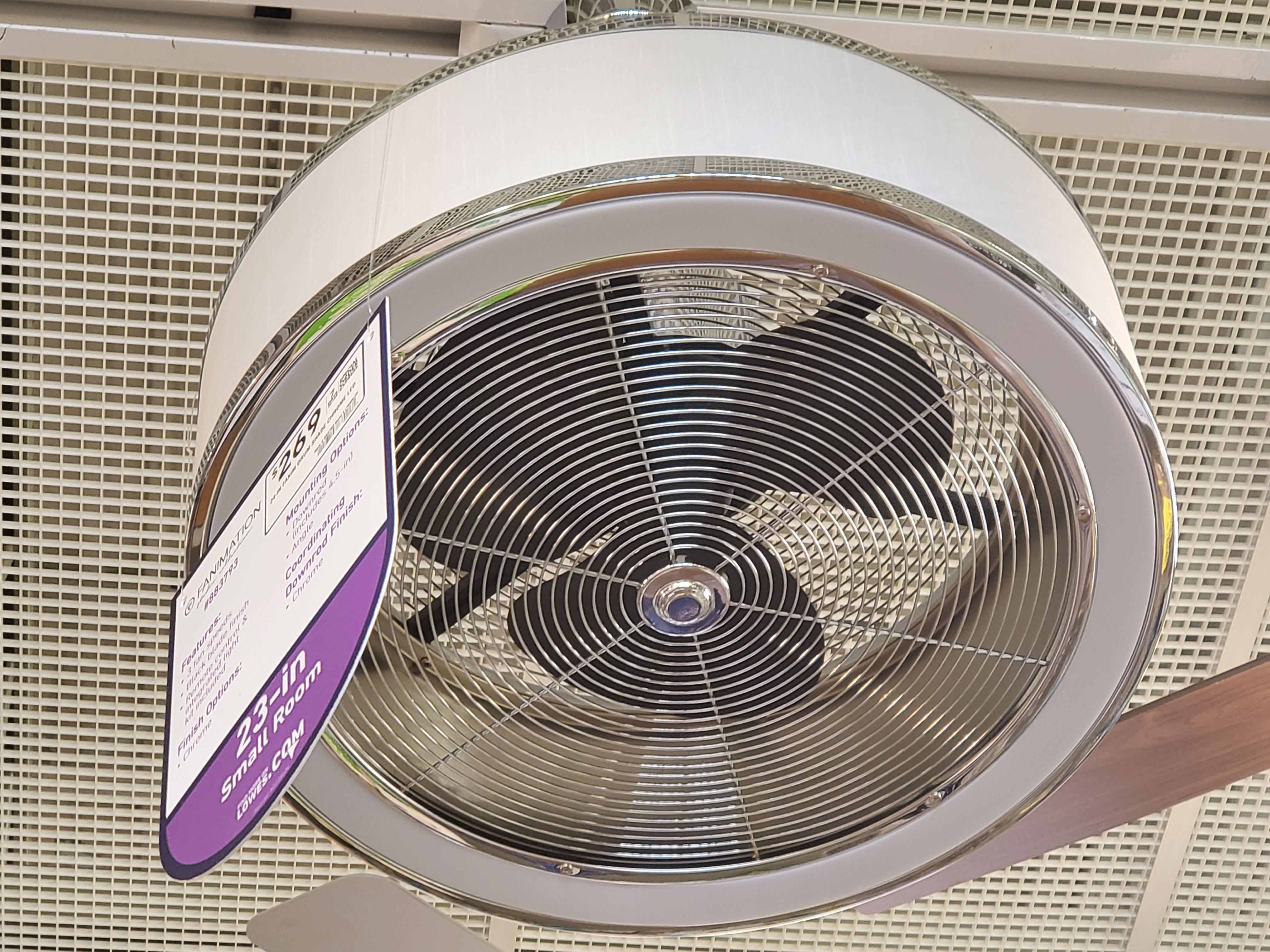 Weird ceiling fan at Lowes | Scrolller
