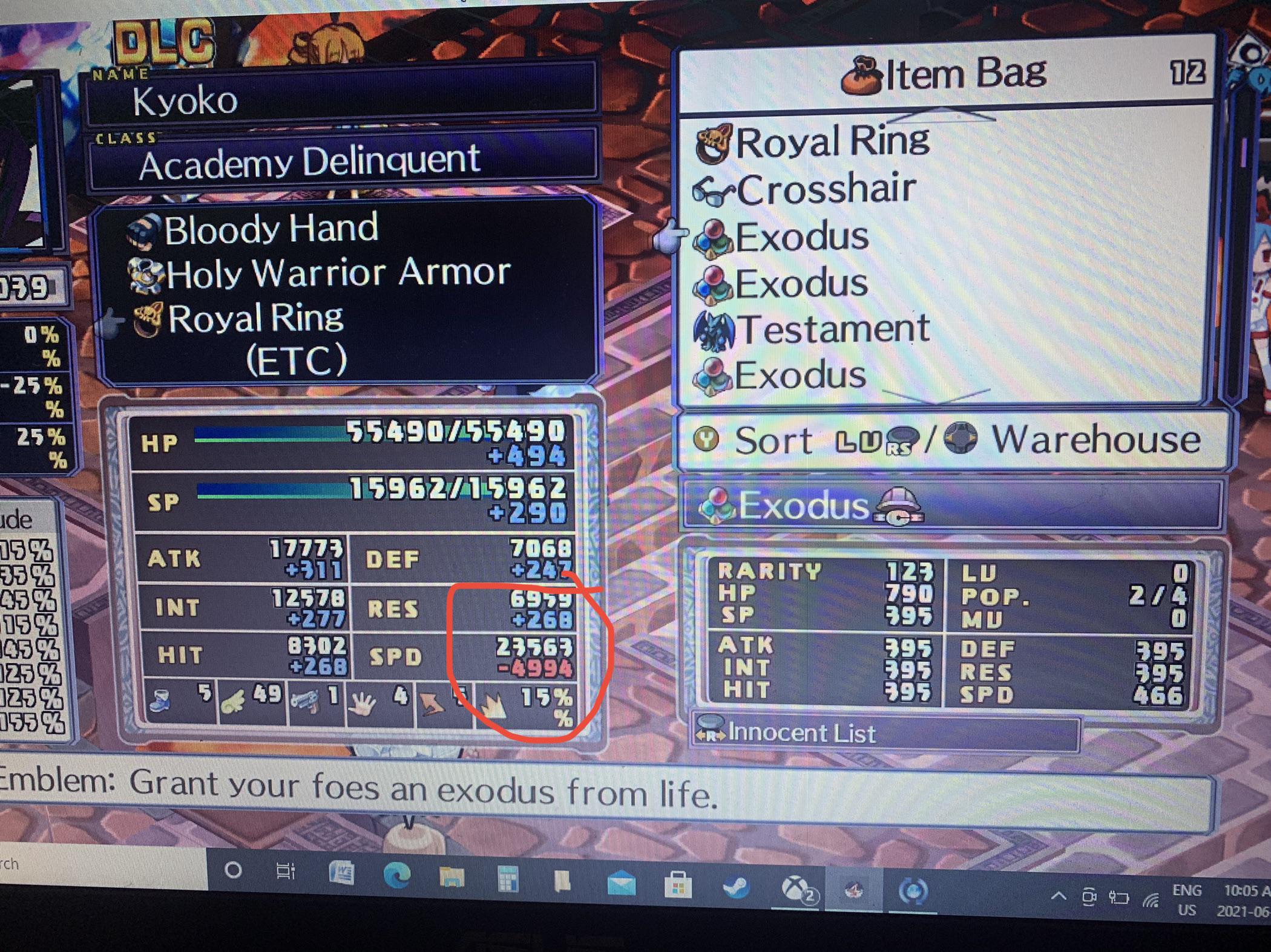 Weird stats issue D4 | Scrolller