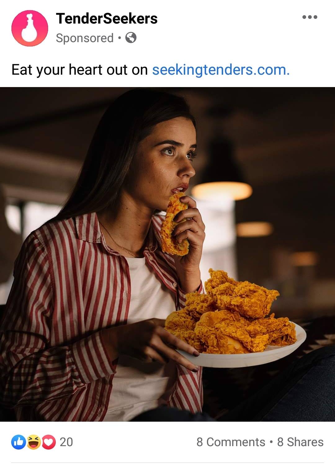 Weird way to eat chicken tenders | Scrolller