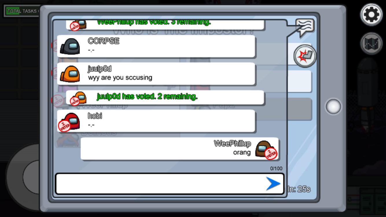 Well I tried it and orang was one of the imps but EVERYONE LEFT THE GAME and we lost | Scrolller