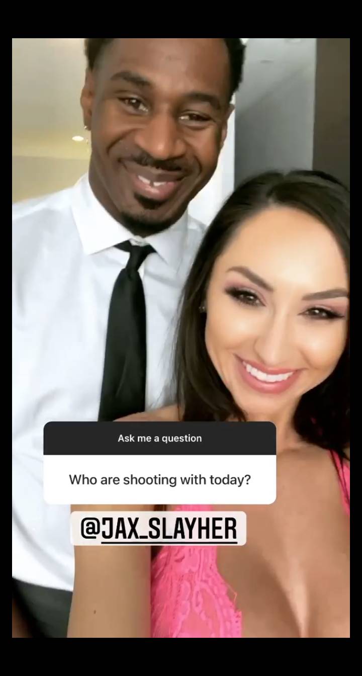 Well now we know who she's shooting her interracial scene with | Scrolller