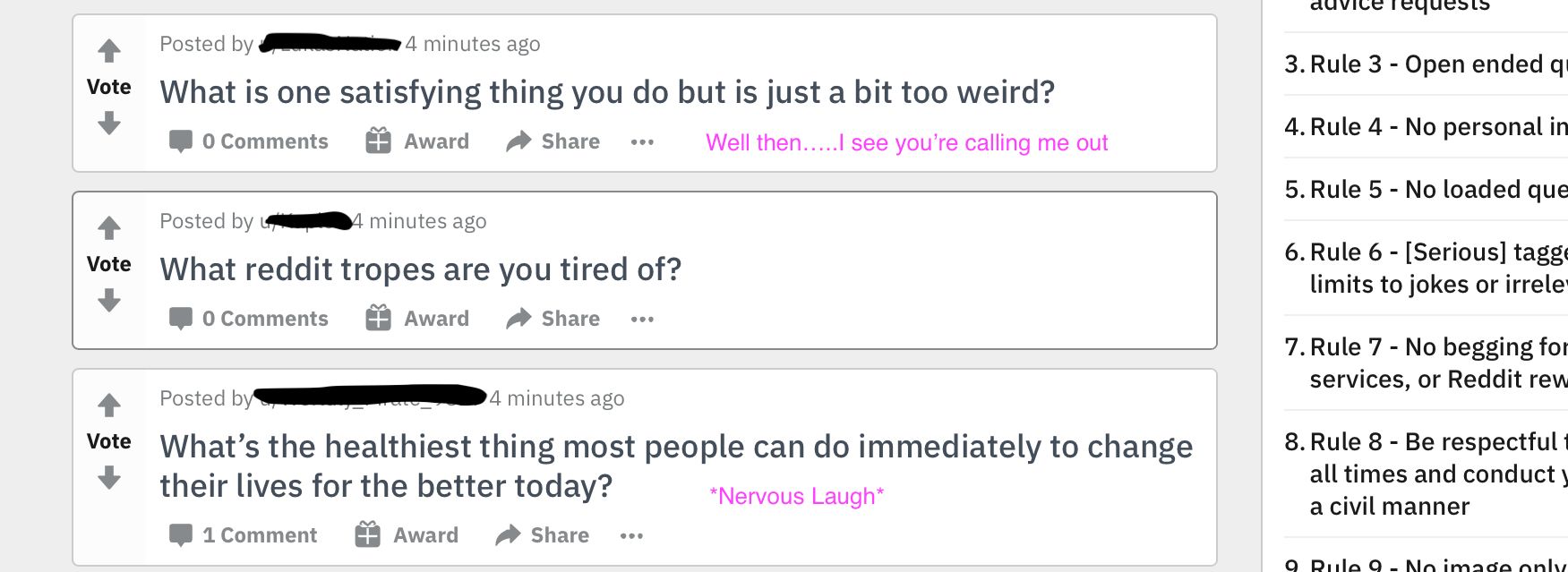 Well this is ironic [saw these posts together on r/askreddit] | Scrolller