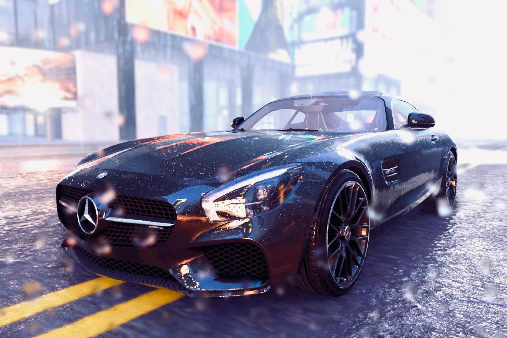 Wet AMG GT. Hope you all like it 🌧🌧 | Scrolller