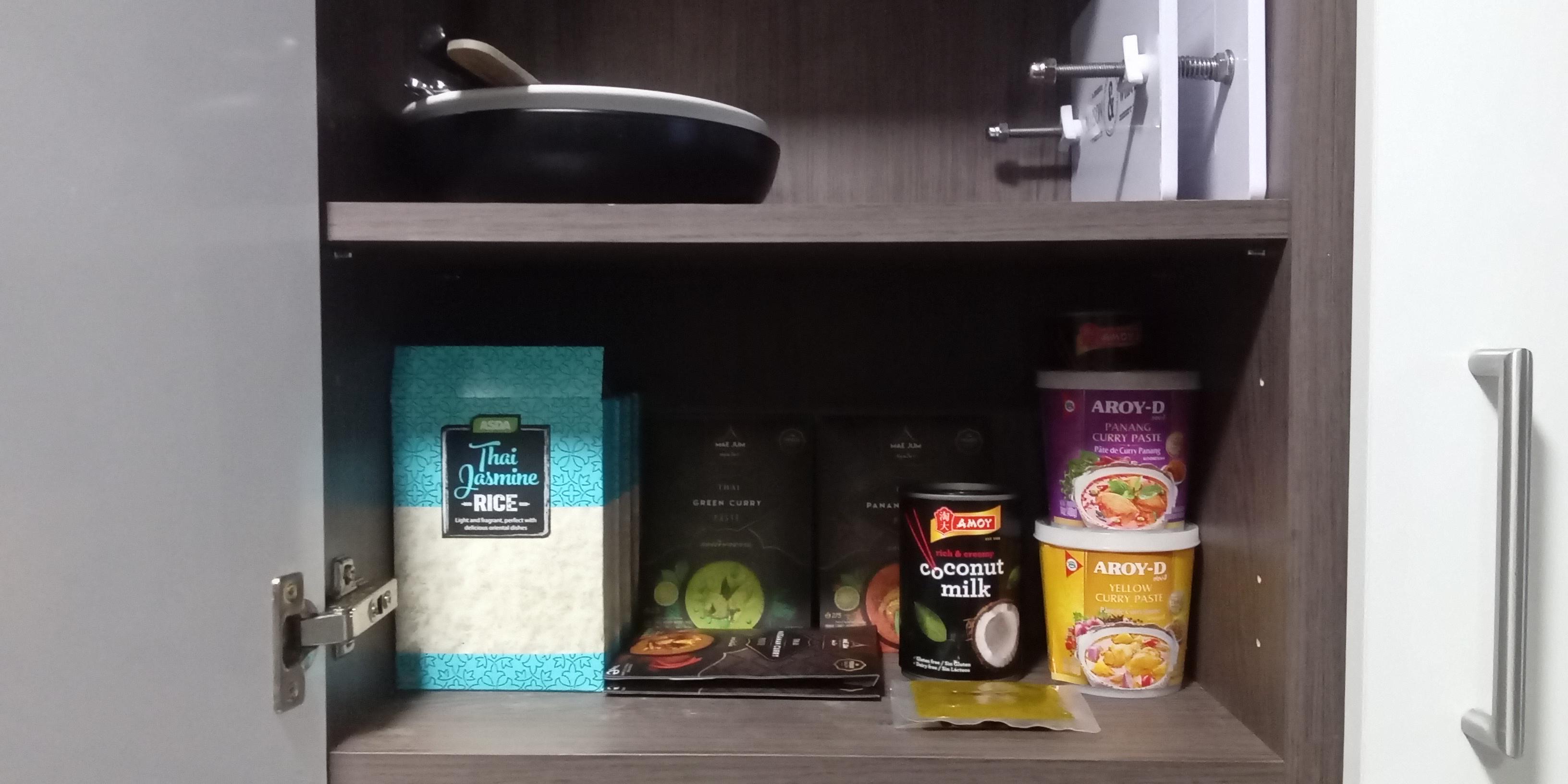 What a vegan girl from Thailand studying in England keeps in her pantry. | Scrolller