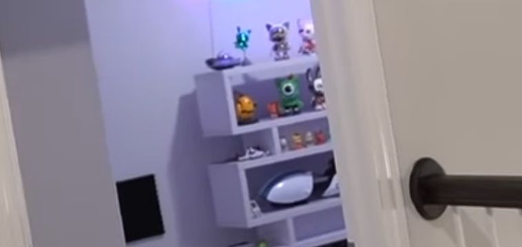 What are those figures on Caleb's shelf? | Scrolller