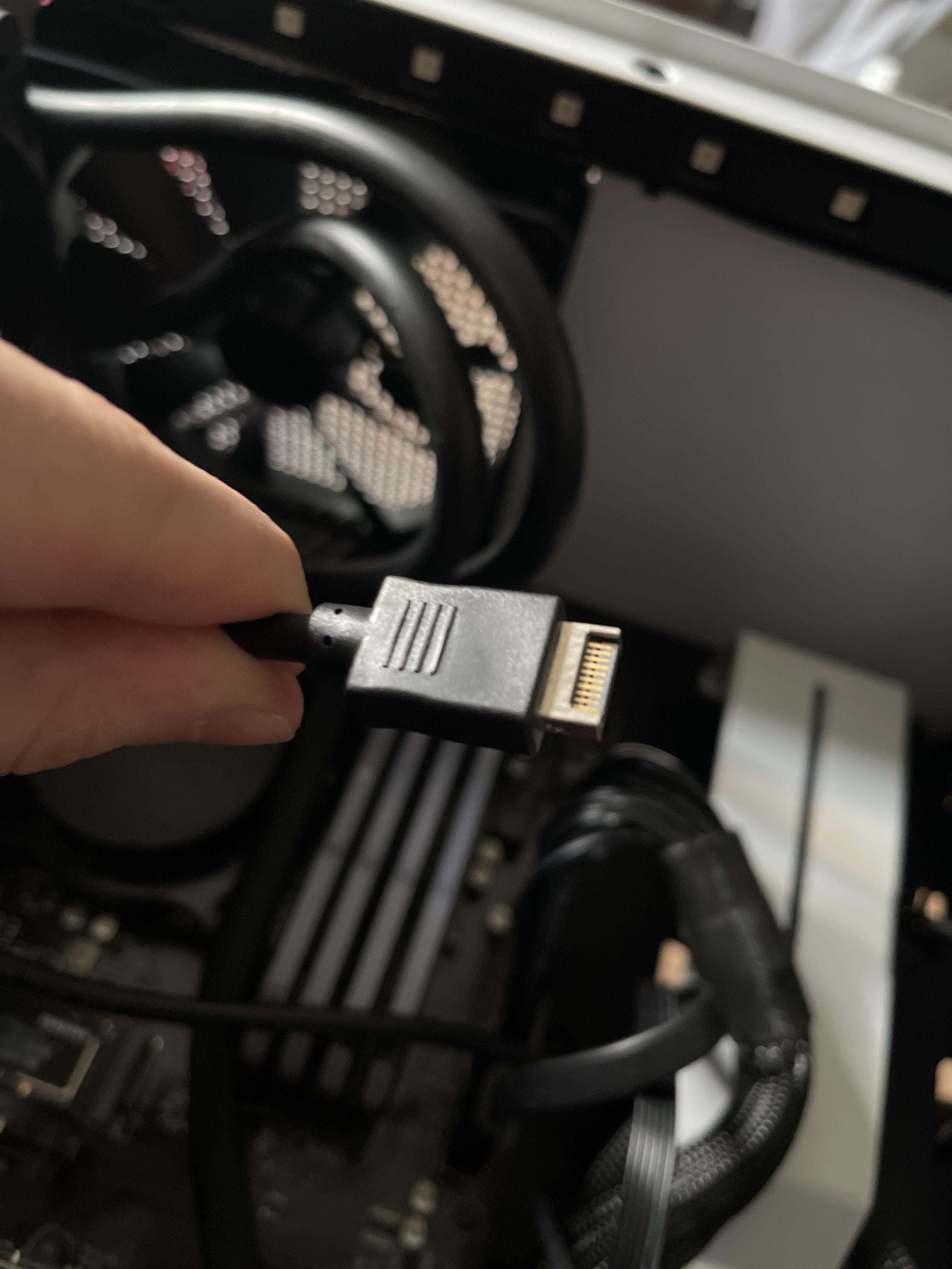 What cable is this? It is connected to my front panel. | Scrolller