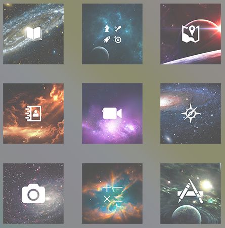 What do you guys think of these icon's I'm working on? M'Flat Space style. Continue making ...