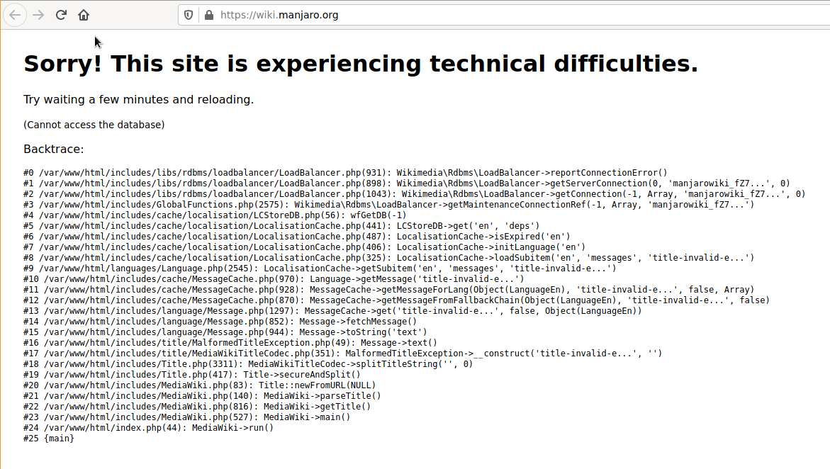 What is going on with the Manjaro wiki? I didn't see anything about this on this sub or on the ...