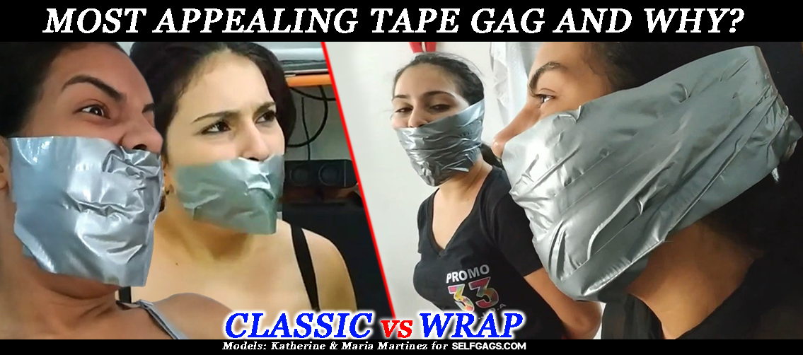 What is the most appealing type of tape gag and why? | Scrolller