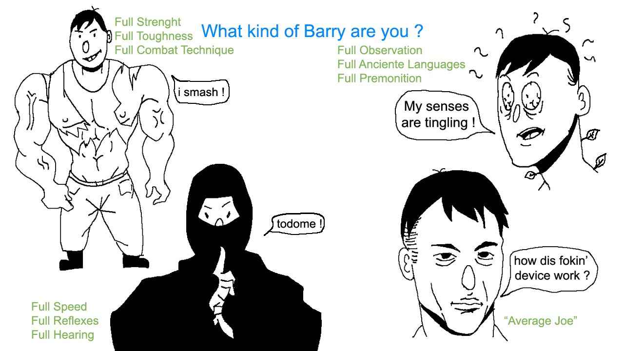 What kind of Barry are you ? | Scrolller