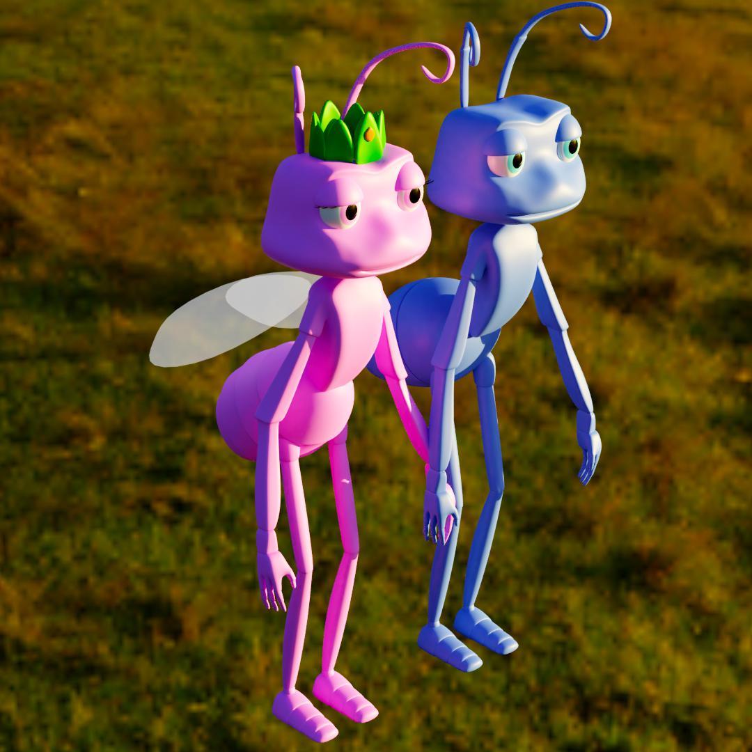What you think about my new models ? This time Bug's Life. | Scrolller