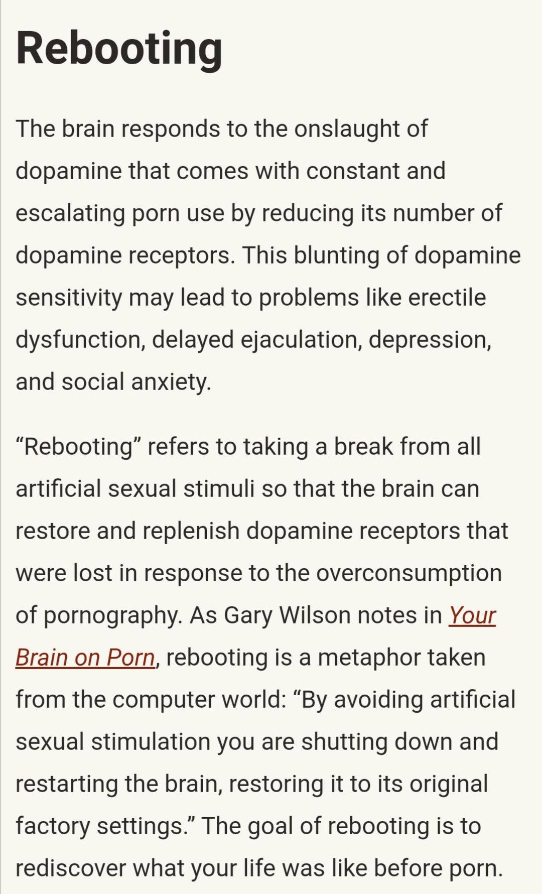 What's "rebooting" mean? | Scrolller
