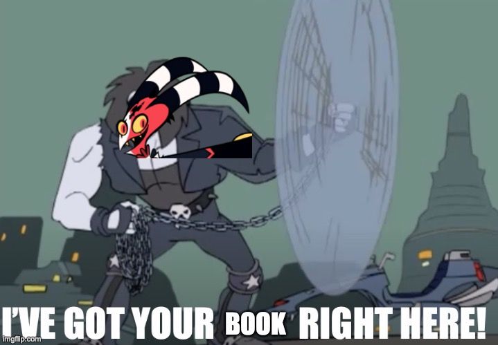 When Blitzo gives Stolas the book back after using it. | Scrolller