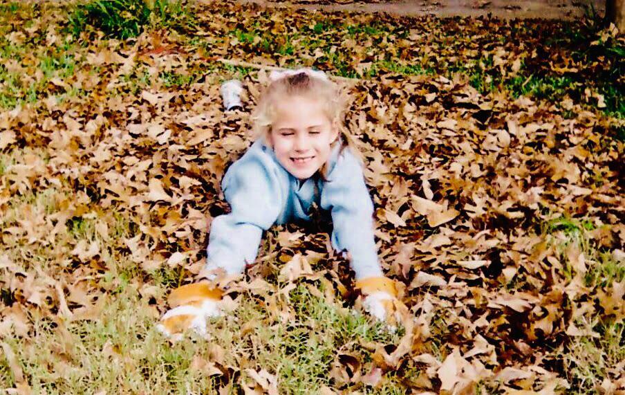 When leaf piles were the best thing ever...🥰 | Scrolller