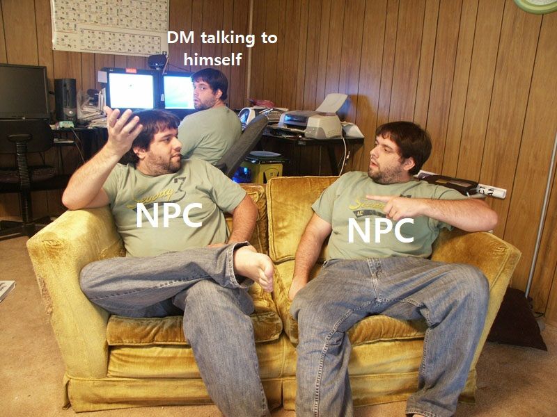 When NPCs meet each other for the first time | Scrolller