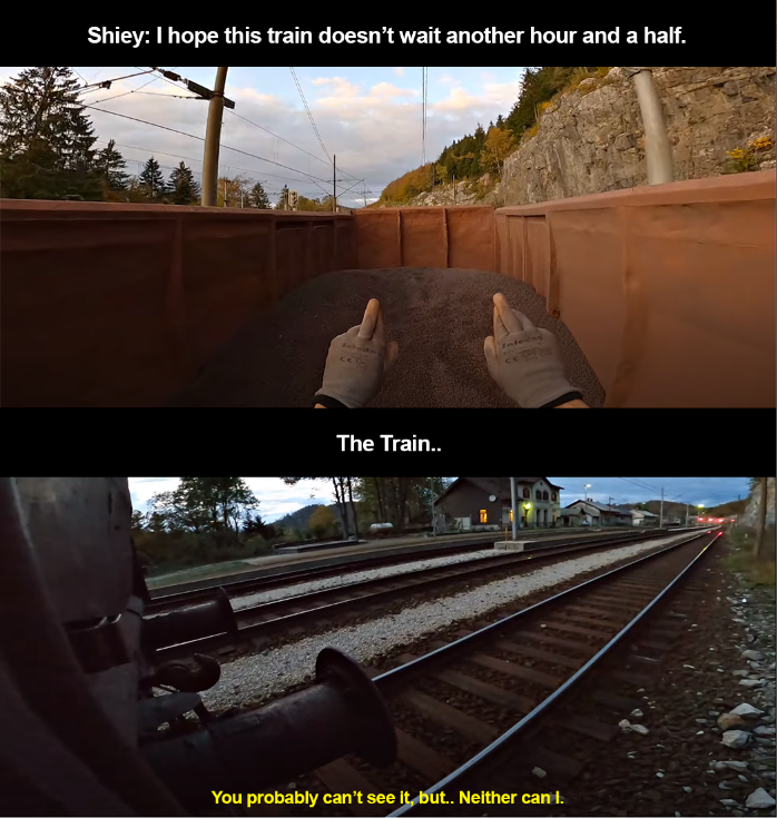 When the train stops: | Scrolller