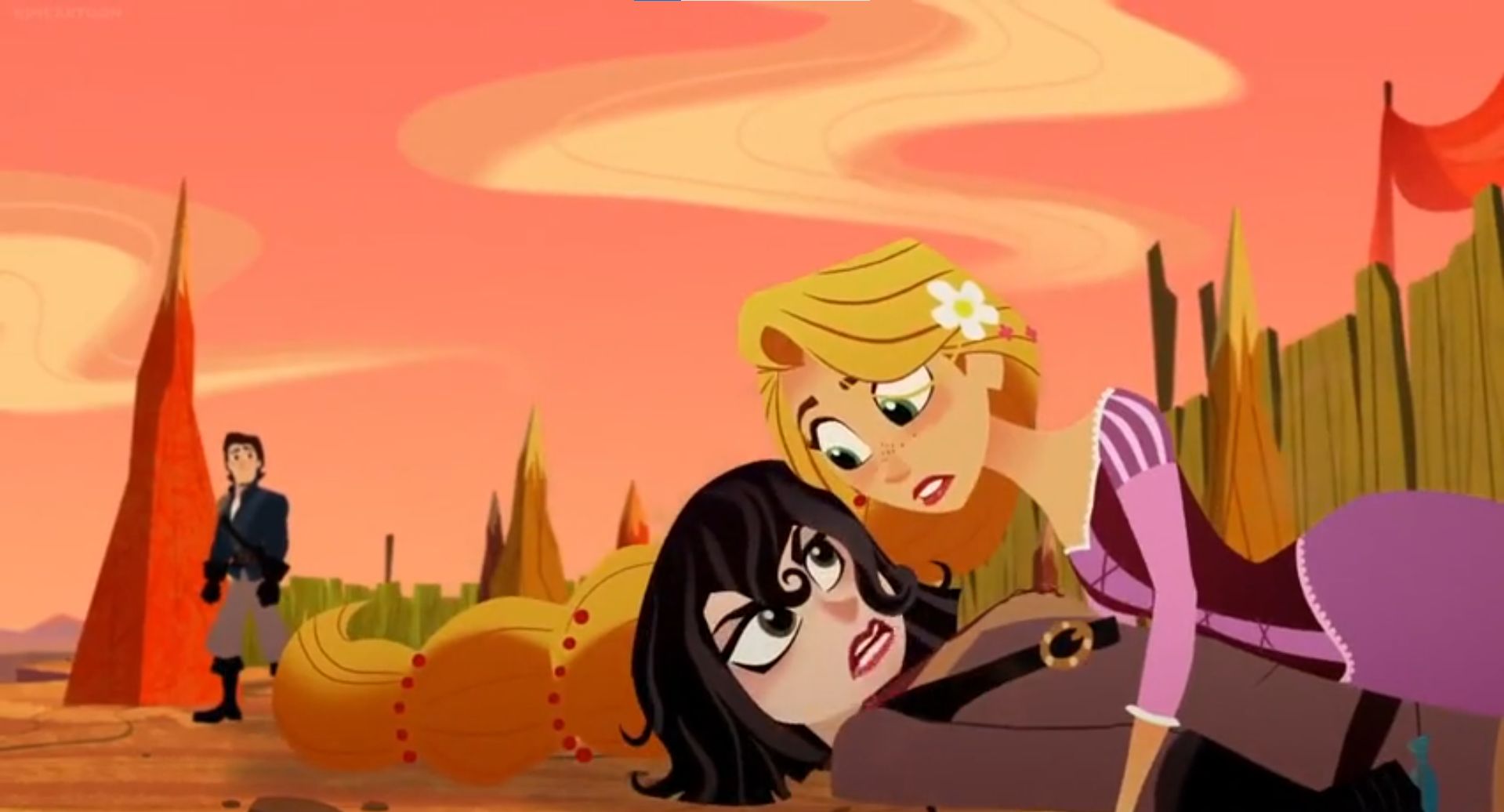 When you accidentally fall on top of your girlfriend [Tangled] | Scrolller