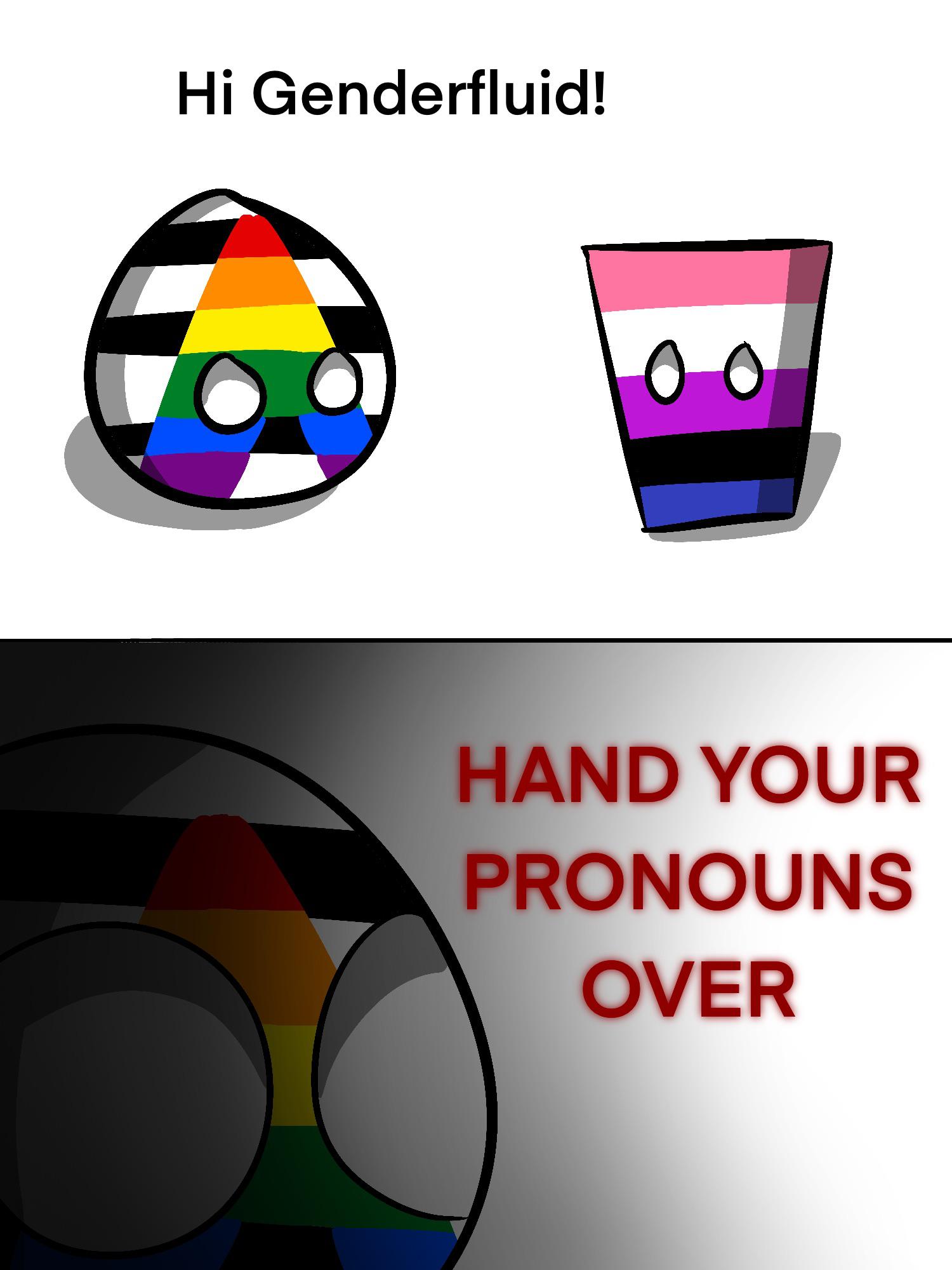 when you have a genderfluid friend | Scrolller