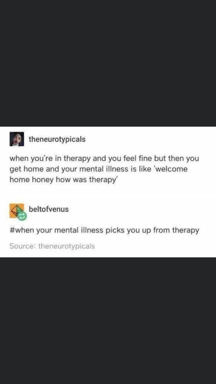 When Your Mental Illness Picks You Up | Scrolller