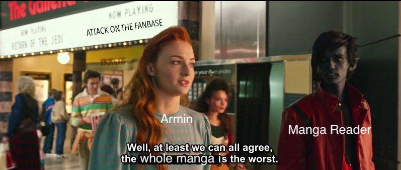 When your meta joke is not funny as you think. Bryan Singer 🤝 Isayama | Scrolller