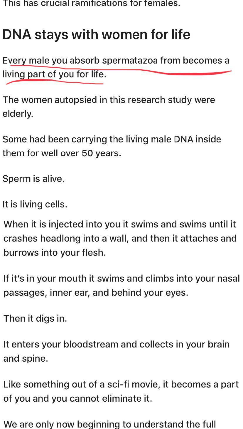 Where do people get these bizarre ideas about how sperm works? | Scrolller