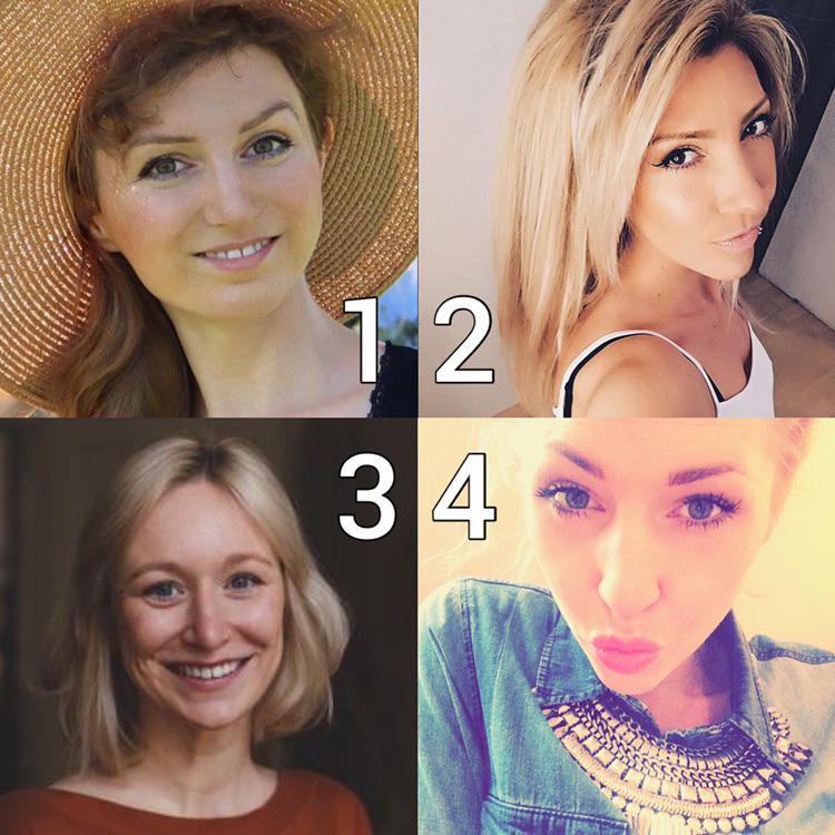 Which face do u want to splatter the most with ur cum? [4] | Scrolller