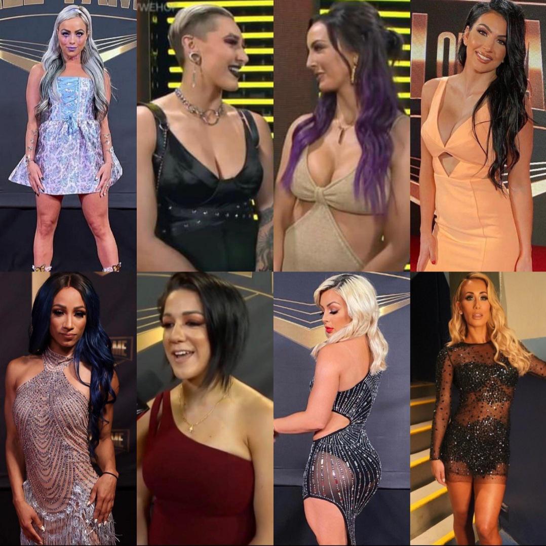 Which one do you think is holding in a butt plug, a vibrator, or got filled before the HOF show ...