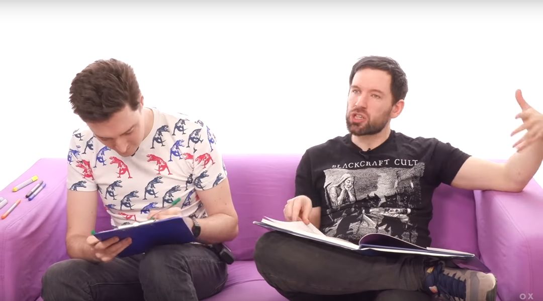 While Luke draws Donald Duck, Andy... takes part in a rap battle? | Scrolller