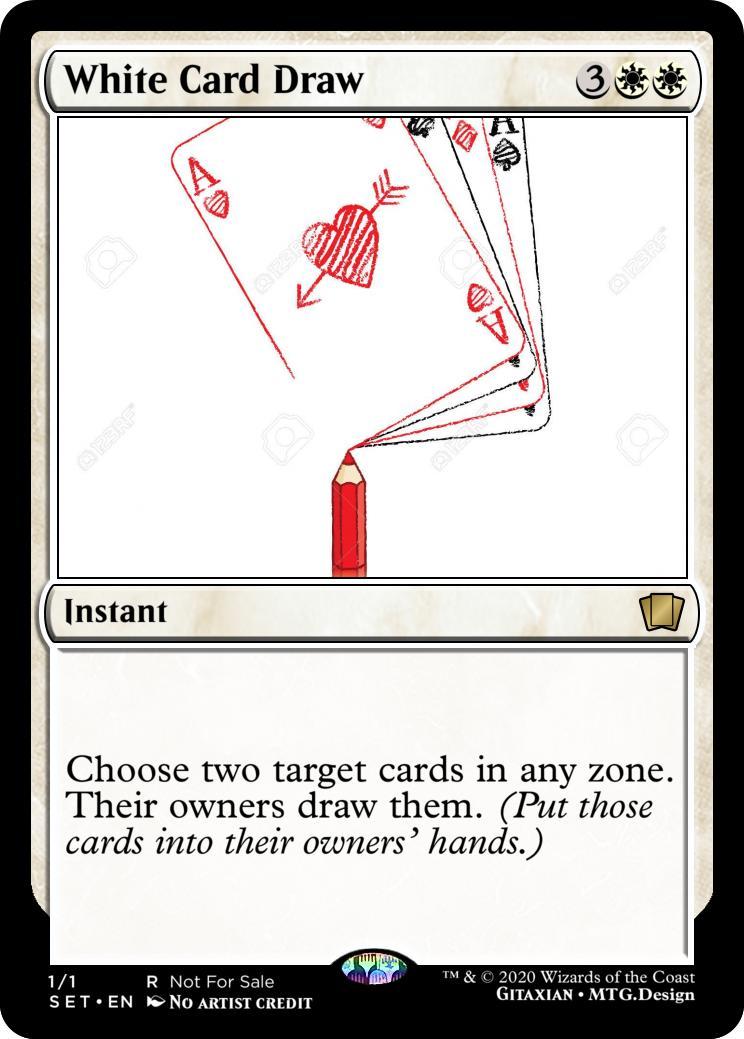 White Card Draw | Scrolller