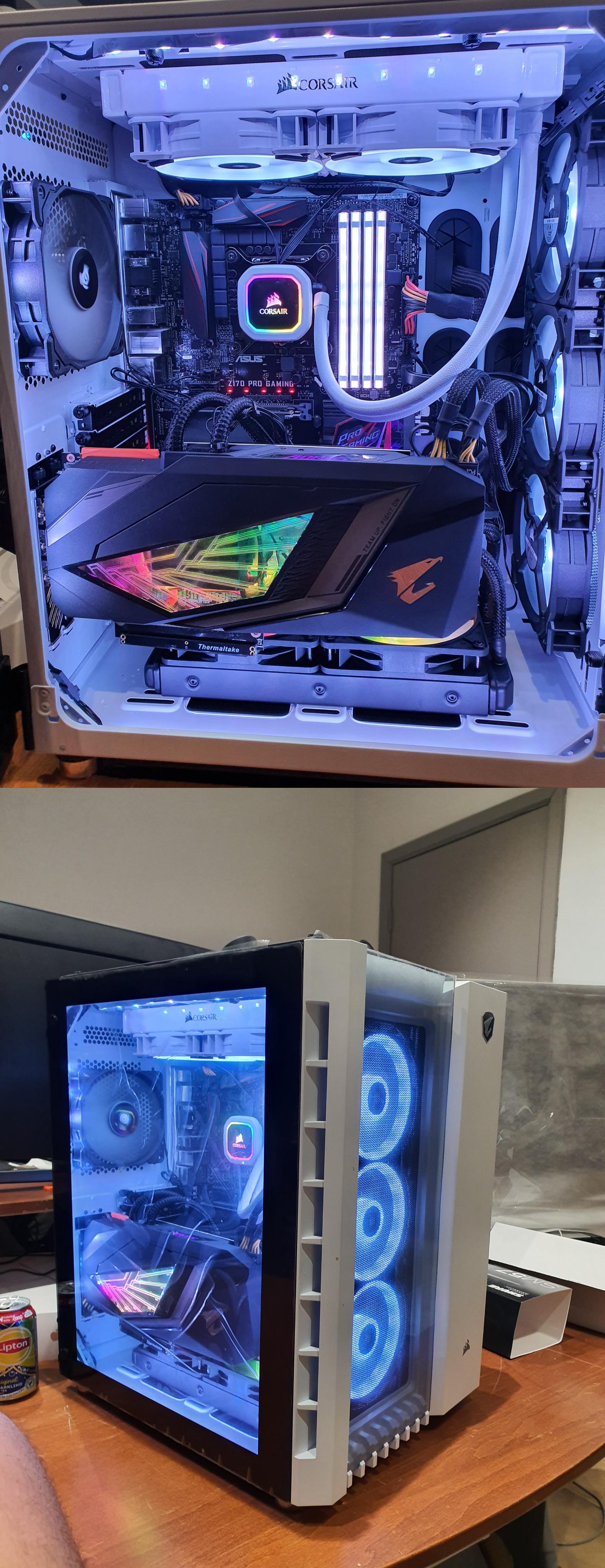 White Corsair setup almost complete... | Scrolller