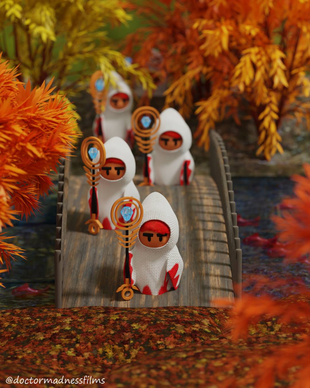 White Mage Pilgrimage, made in blender | Scrolller