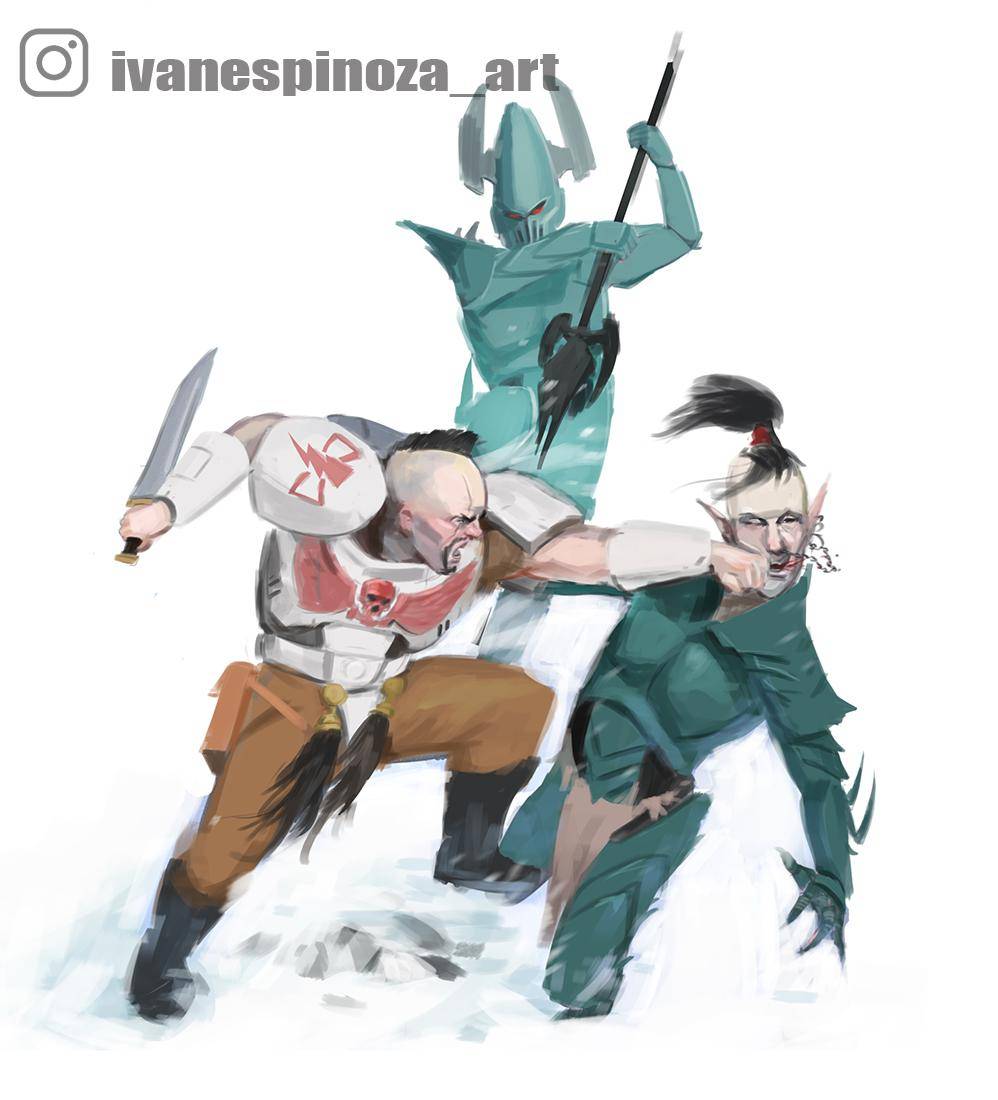 White Scars scout vs Dark Eldar (by me) | Scrolller