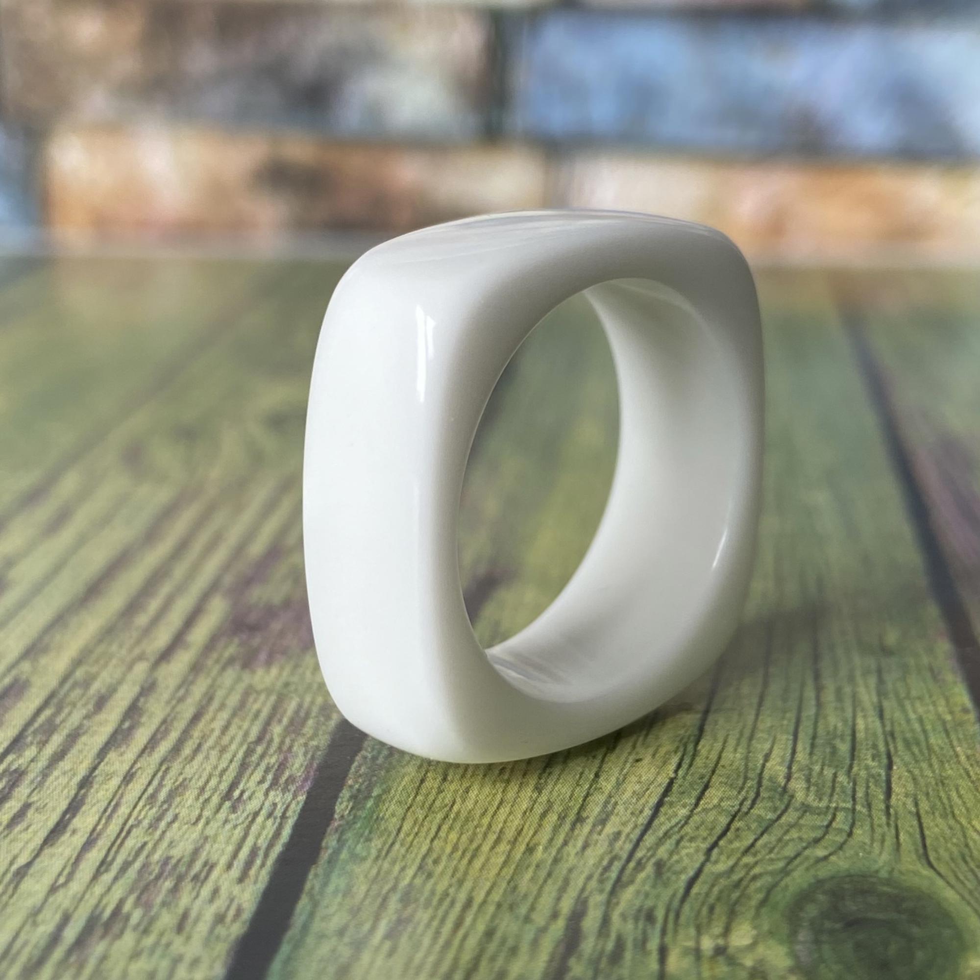 White square ring | Scrolller