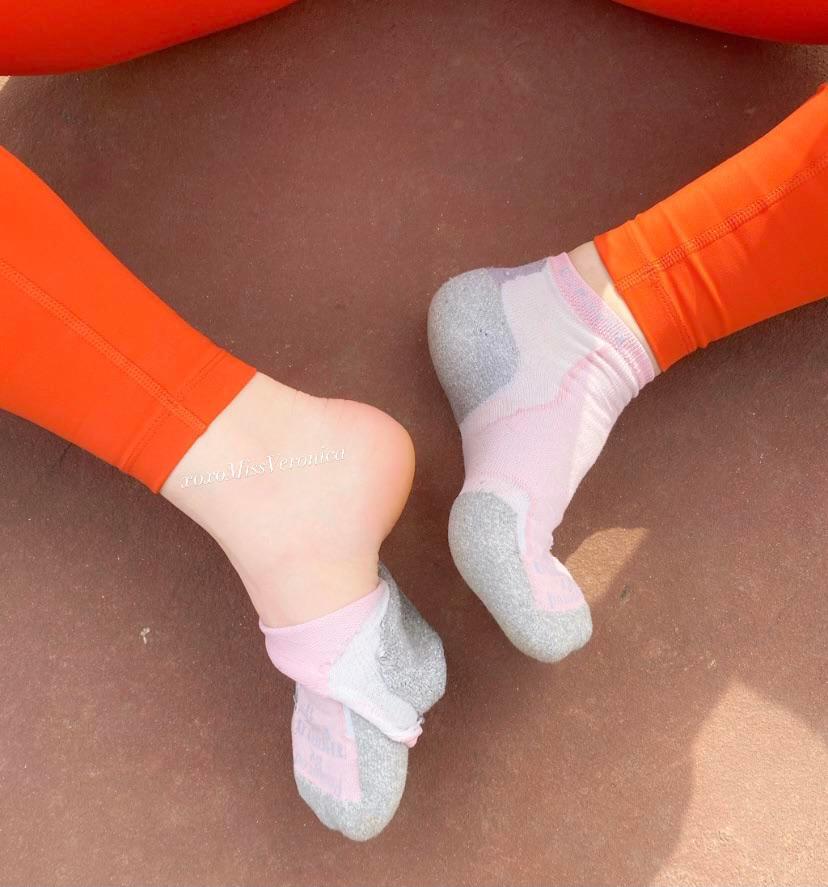 Letting My Stinky Feet Get Some Fresh Air After Tennis Workouts