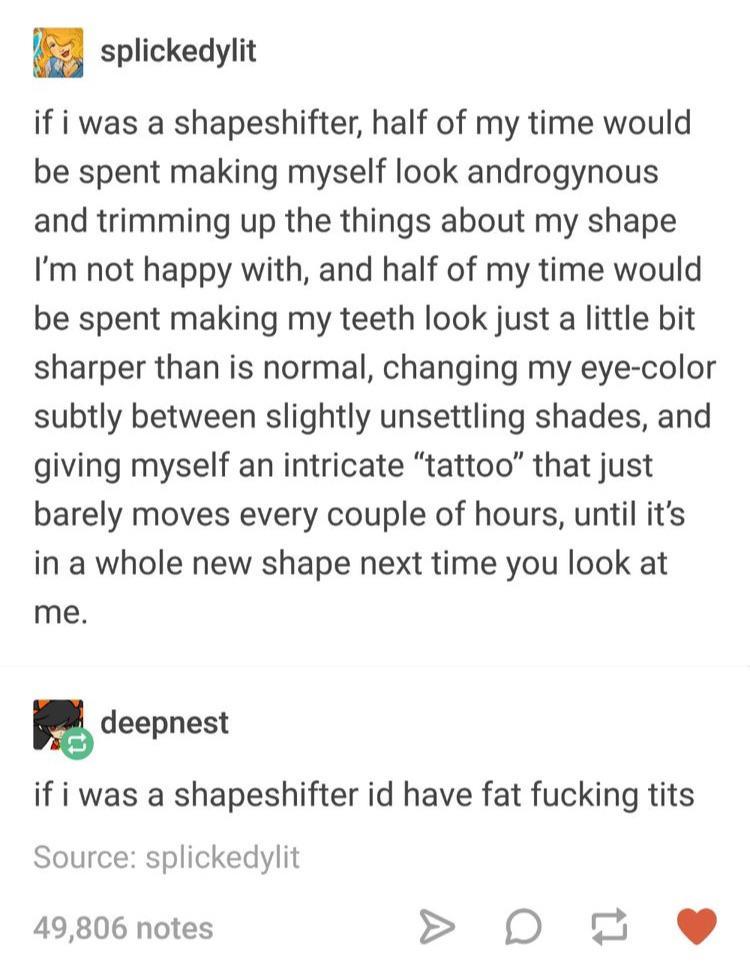 Who would you be if you were a shapeshifter? 🤔 | Scrolller