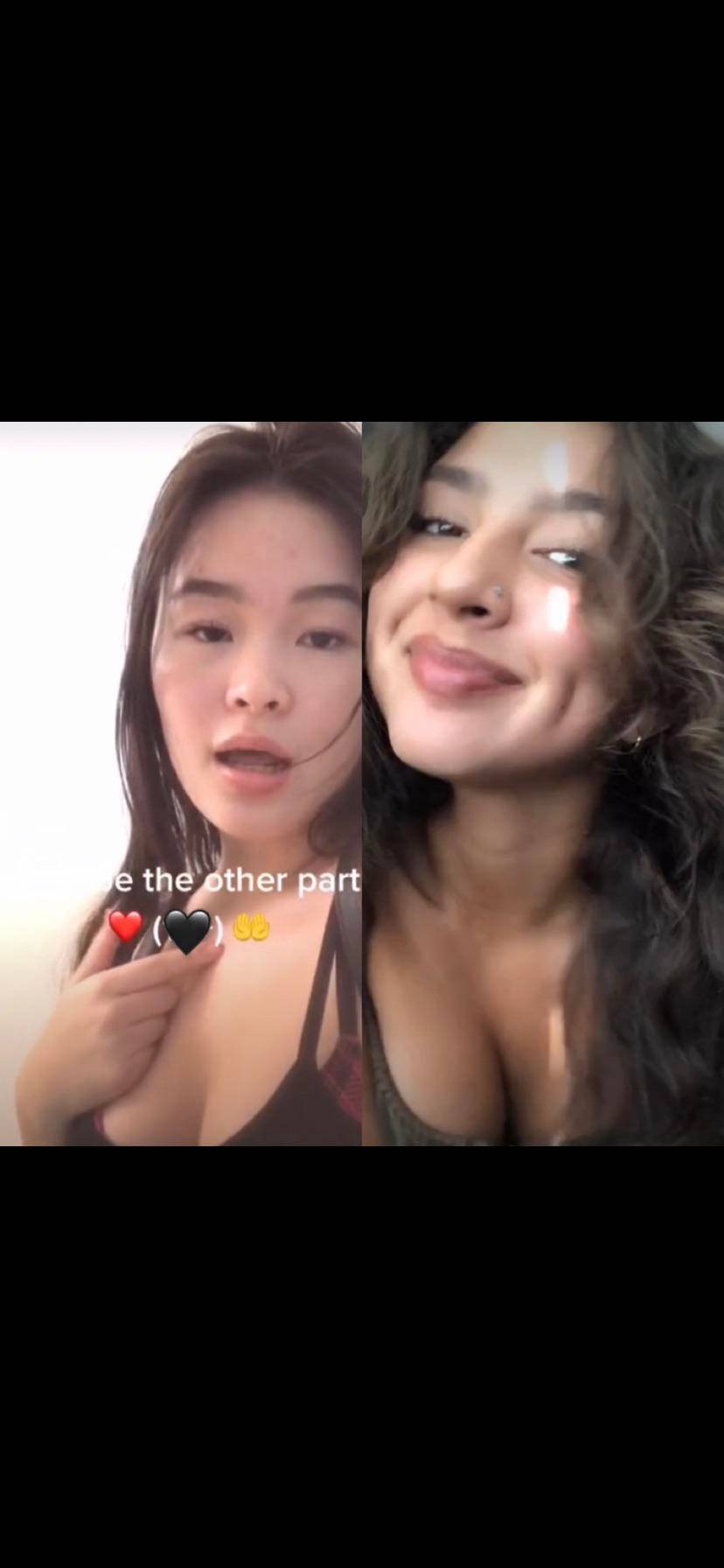 Whos bra you taking off asian or the mexican girl [2] | Scrolller