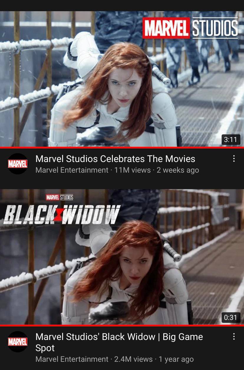 Why did they change the color correction on Black Widow? | Scrolller