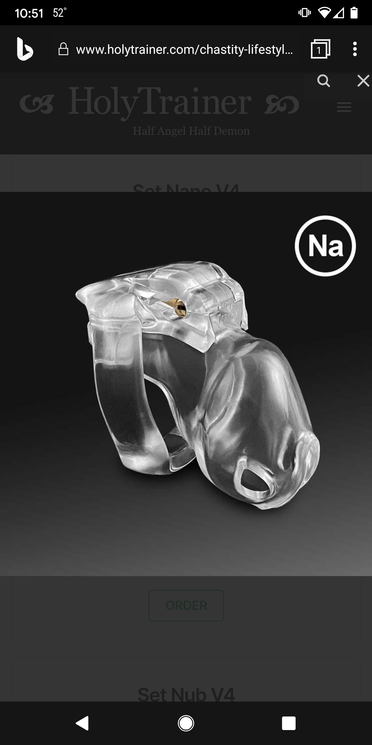 Wife ordered me the Holy Trainer v4 nano! Can't wait to try it on! | Scrolller