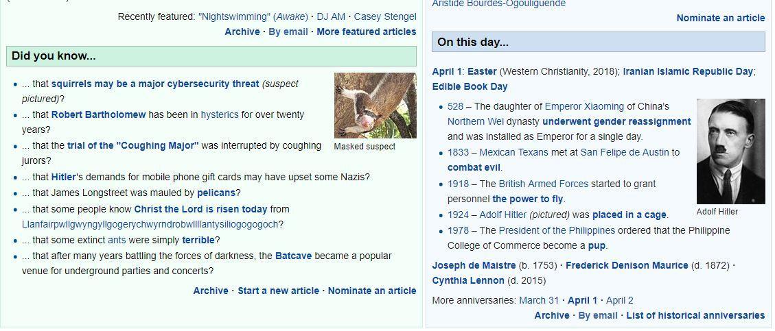 Wikipedia has some interesting knowledge | Scrolller